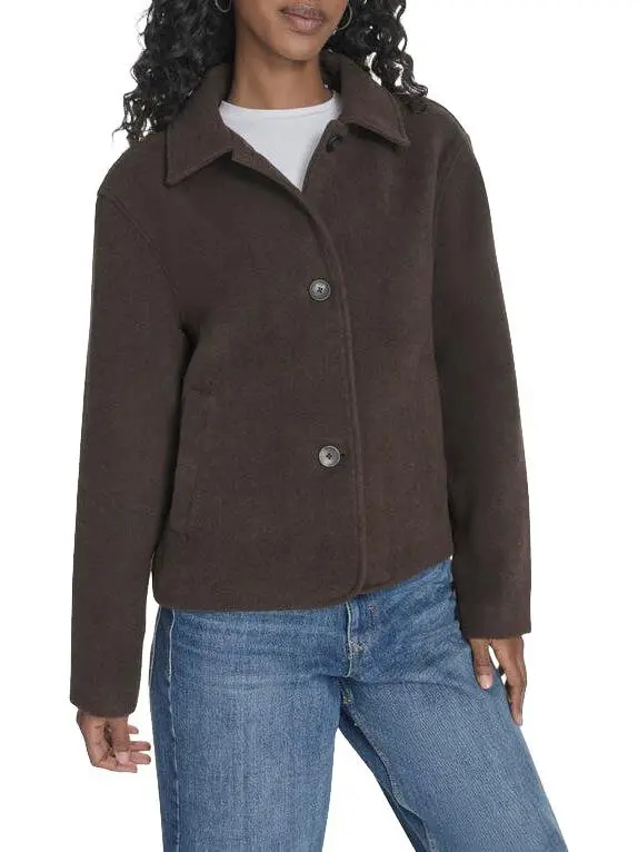 LEVI'S Cropped Jacket - Chocolate Brown