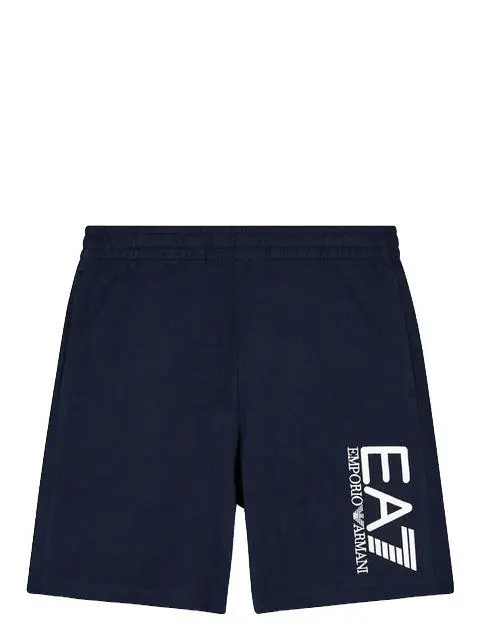 Emporio Armani Cotton Bermuda Shorts - Blue