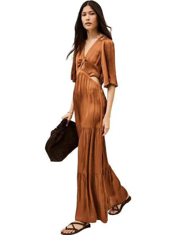 Ba&sh Cylma Maxi Dress - Brown