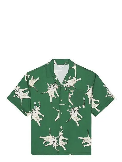 Lacoste Short Sleeved Printed Shirt - Green