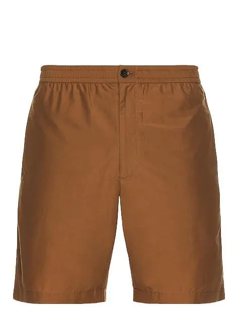 Theory Straight Cut Shorts - Deep Tobacco