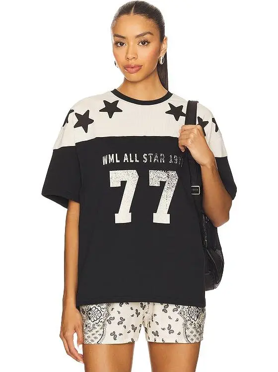WISH ME LUCK All Star T-shirt - Black & White
