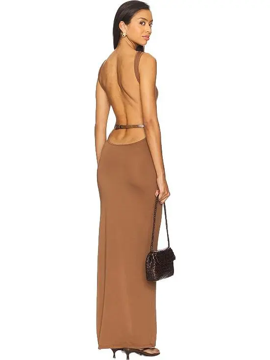 Superdown Trista Maxi Dress - Brown