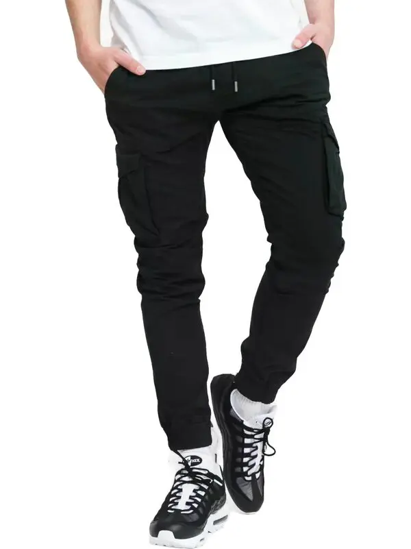 Alpha Industries Cotton Track Pants - Black