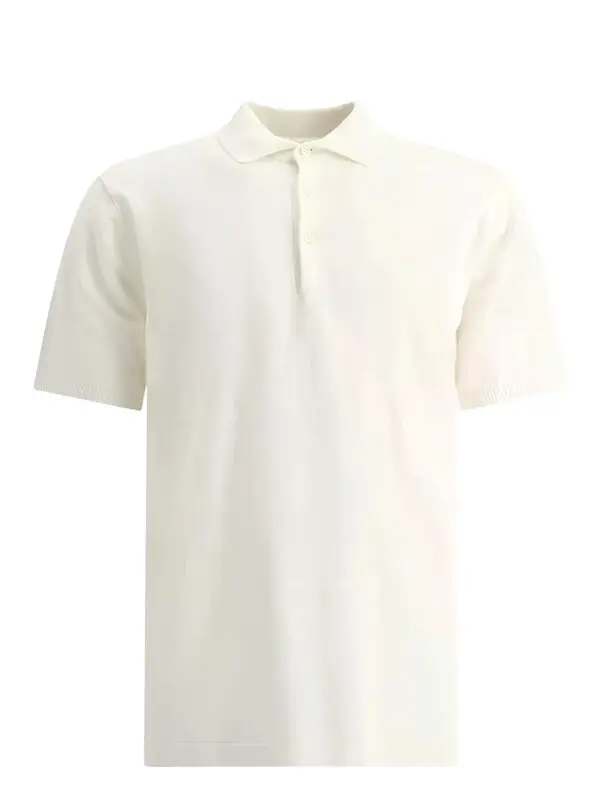 BEAMS 12g Cotton Polo Shirt - White