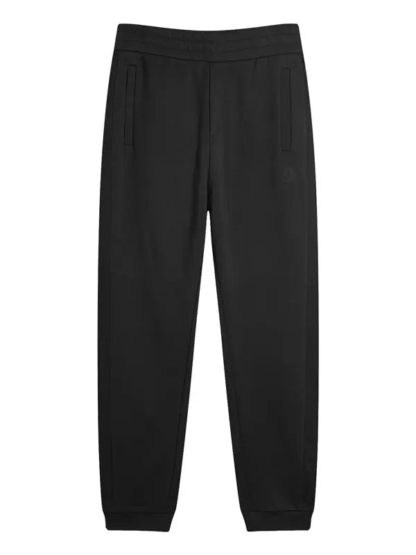 Moncler Cotton Fleece Sweatpants - Black