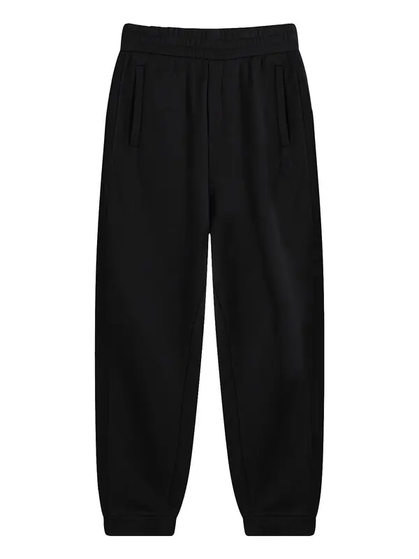 Moncler Cotton Fleece Sweatpants - Black