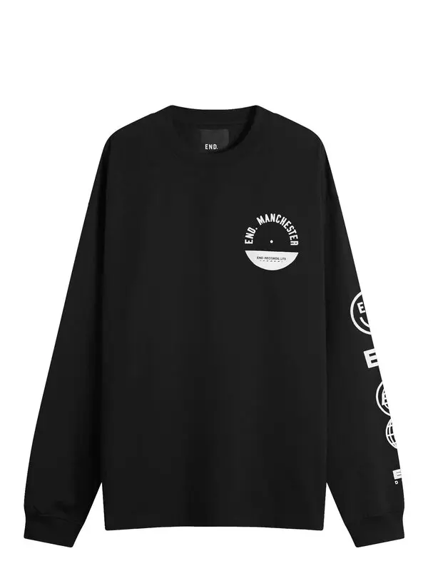 END. City Series 2.0 Manchester Long Sleeve T-shirt - Black