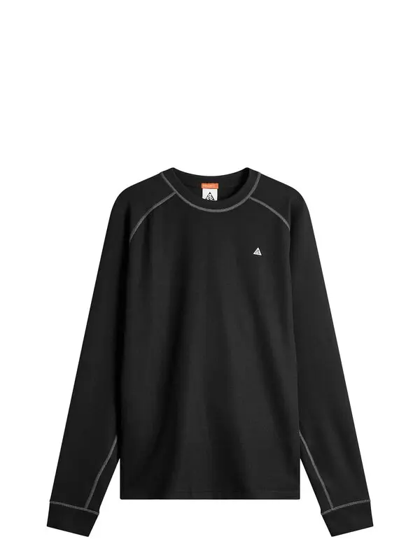 Nike Wolf Long Sleeve Chinati Baselayer - Black/anthracite/summit White