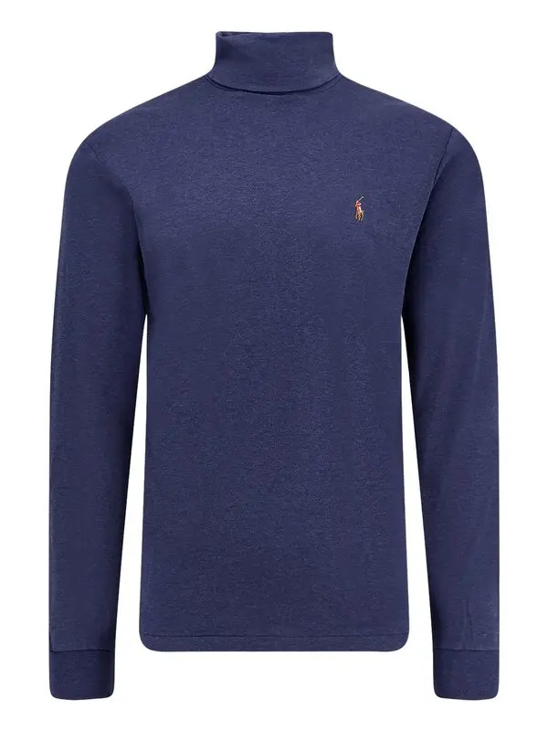 Polo Ralph Lauren Cotton Turtleneck - Blue