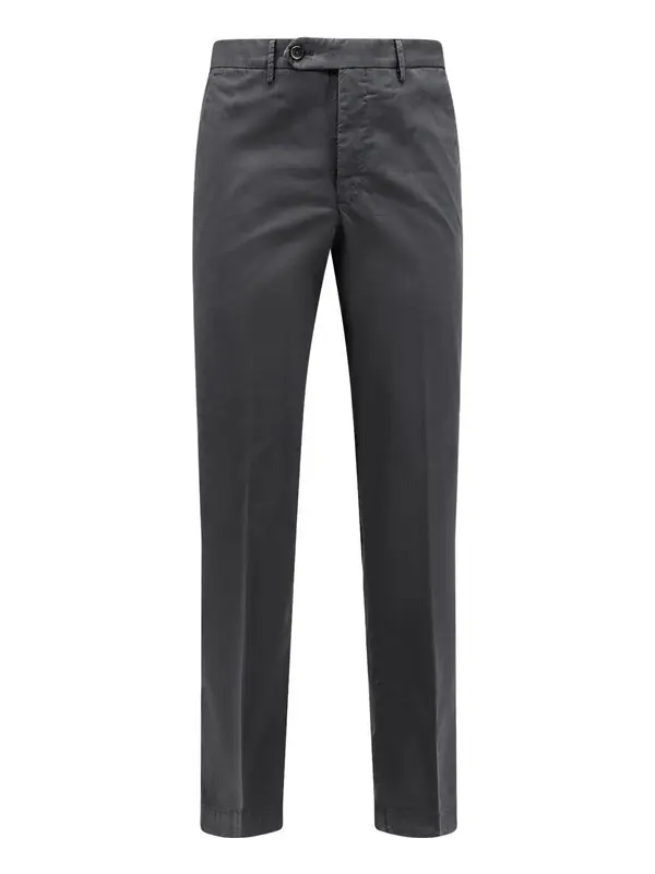 PT TORINO Style Stretch Cotton Master Fit Trousers - Grey