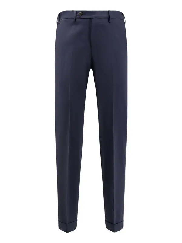 PT TORINO Stretch Wool Trousers - Blue