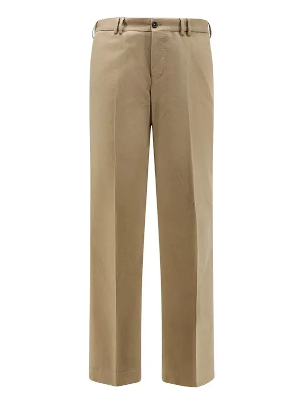 PT TORINO Michael Reworked Cotton Trousers - Beige