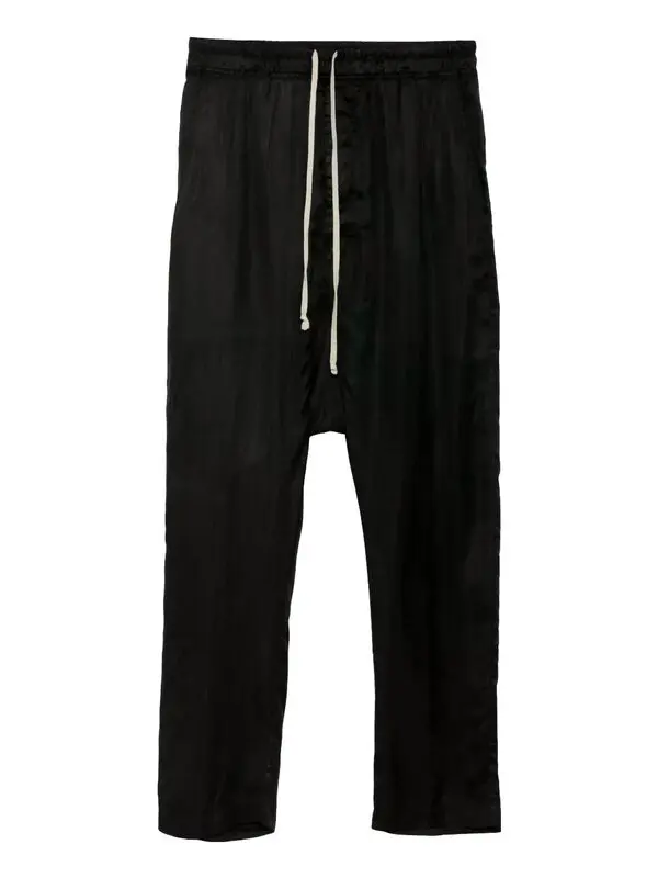 Rick Owens Drawstring Trousers - Black