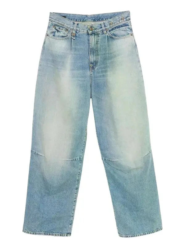 R13 Faded Wash Jeans - Blue