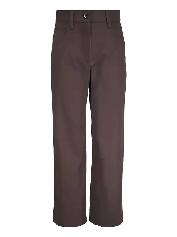 Brunello Cucinelli Pocketed Cotton Trousers - Brown