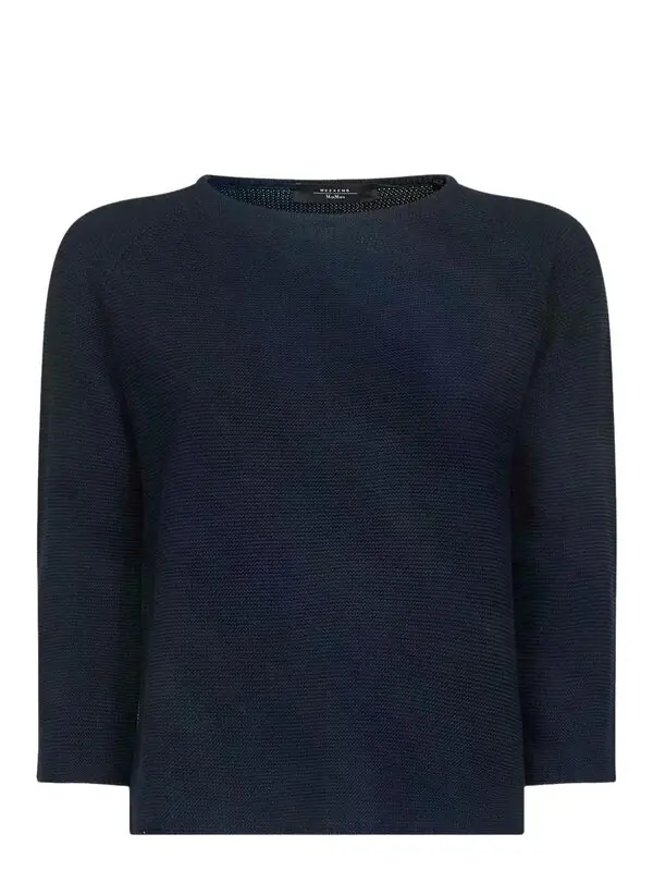Max Mara Boat-neck Sweater - Blue