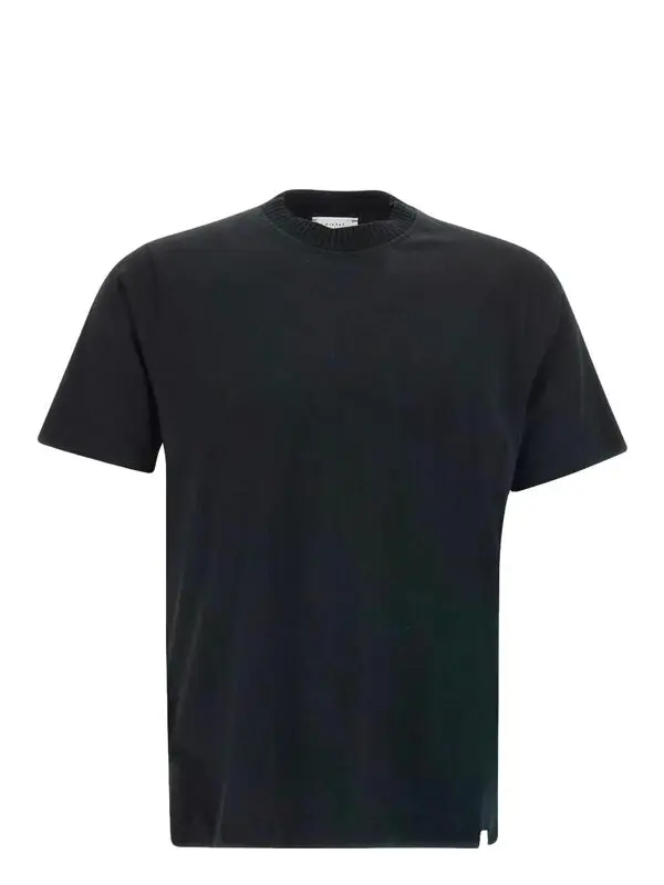 DIKTAT Ribbed-neck T-shirt - Black