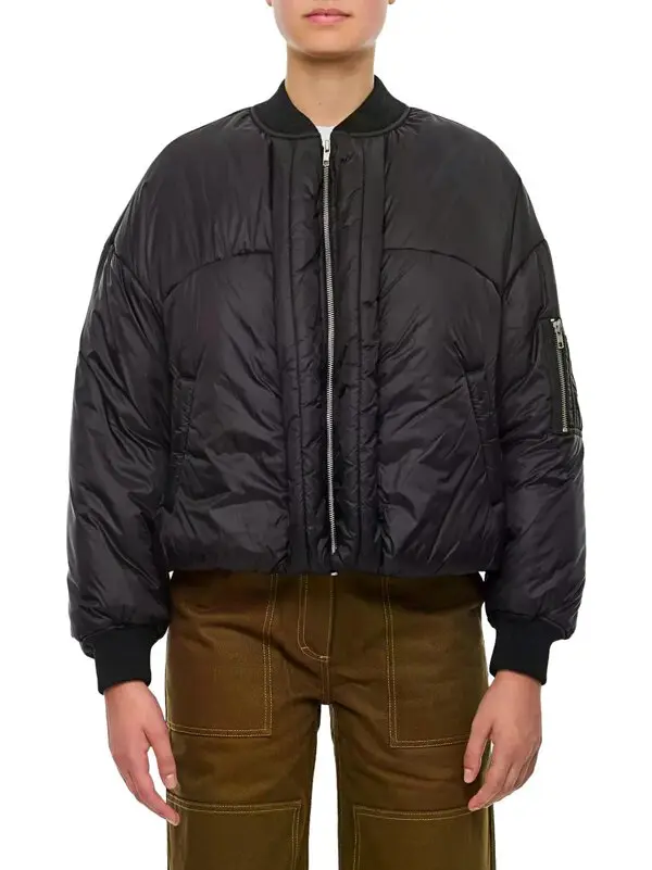 MORDECAI Padded Zip-up Jacket - Black