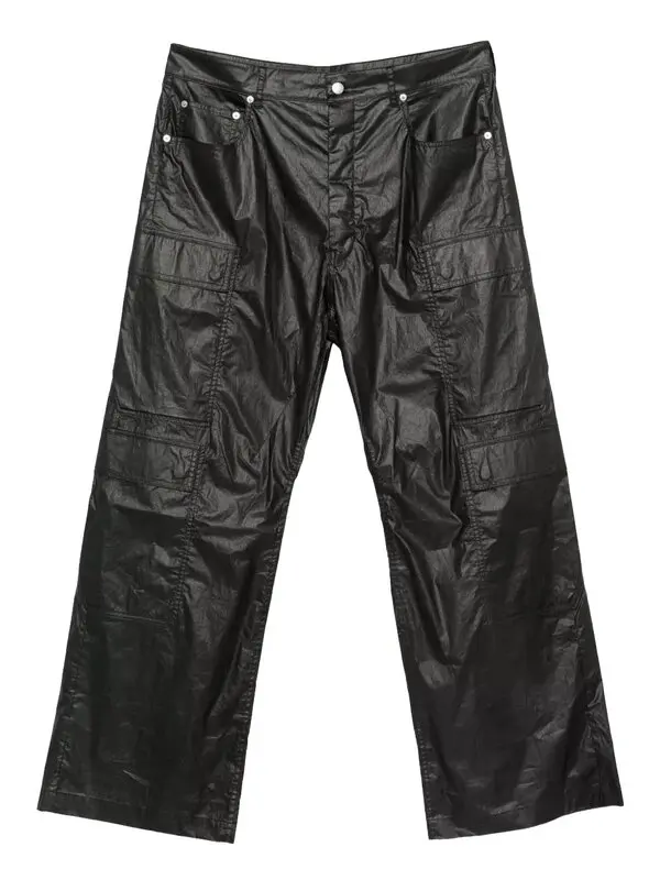 Rick Owens Cargo-pocket Cotton-blend Trousers - Black