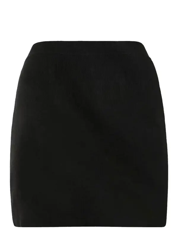 Khaite Knitted Mini Skirt - Black