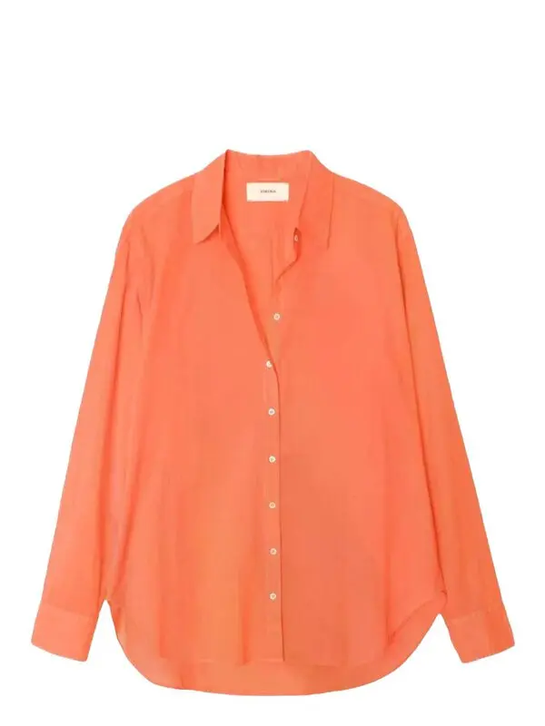 Xirena Long-sleeve Button-fastening Shirt - Orange