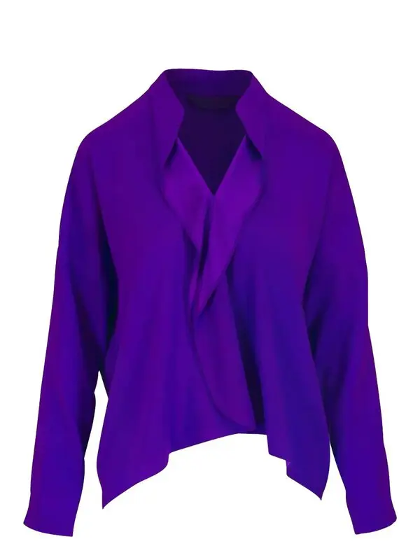 Zero + Maria Cornejo Fin Gaban Blouse - Purple
