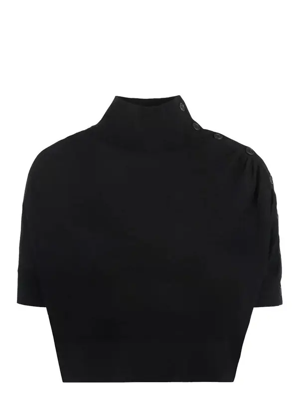 Pinko Button-fastening T-shirt - Black