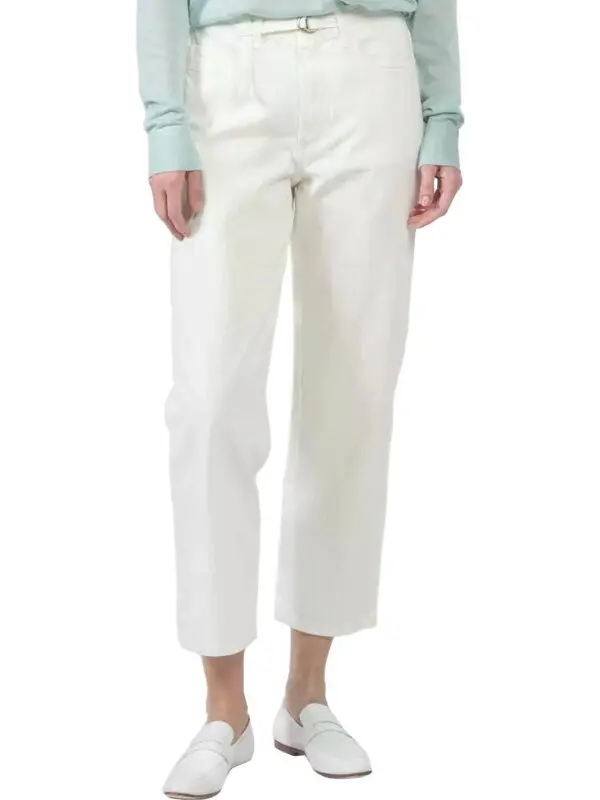 Xirena Cropped Belted Trousers - White