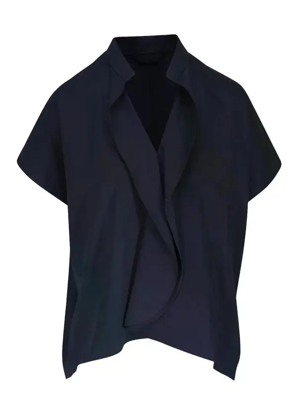Zero + Maria Cornejo Fin Gaban Blouse - Blue