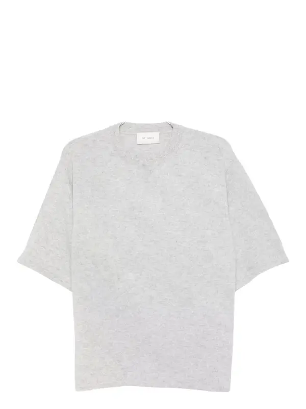 ST. AGNI Cashmere T-shirt - Grey