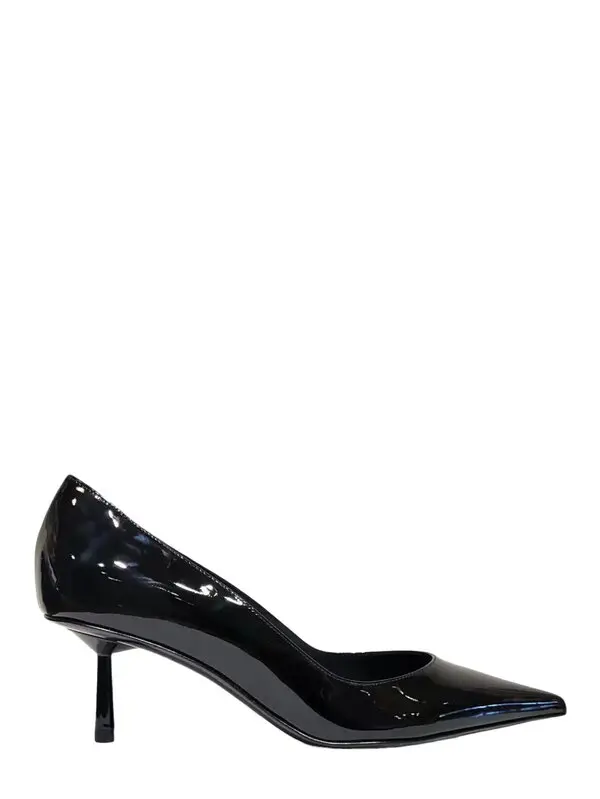 LE SILLA 60mm Pointed-toe Patent Leather Pumps - Black