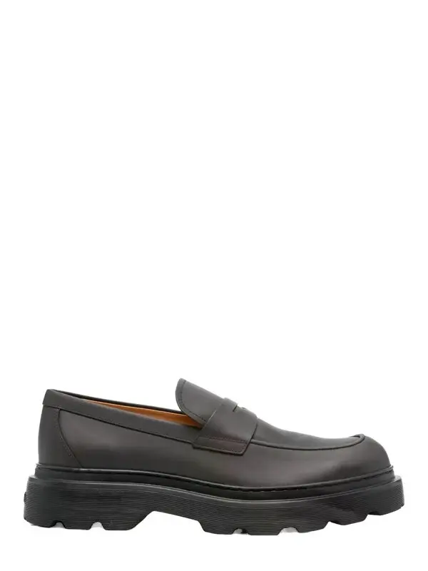 TOD'S Penny-slot Chunky Loafers - Black