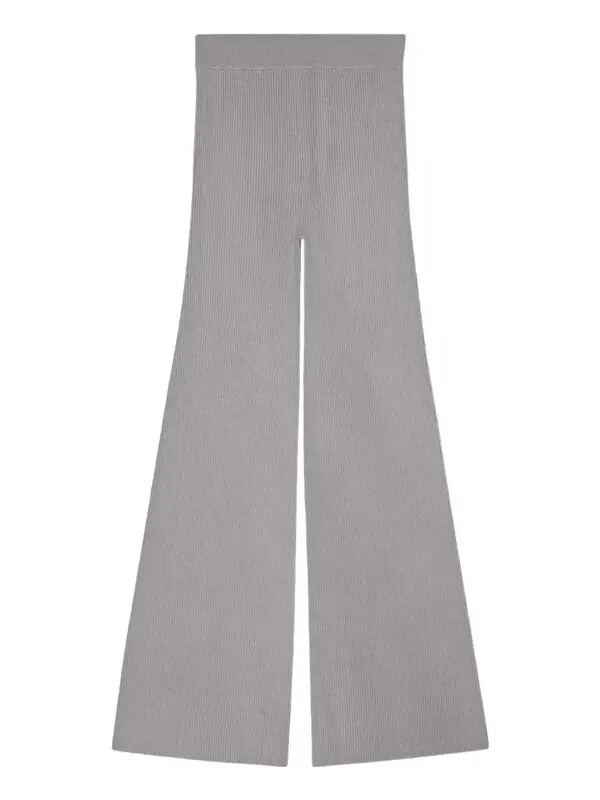 Remain Birger Christensen Ribbed Knit Trousers - Grey