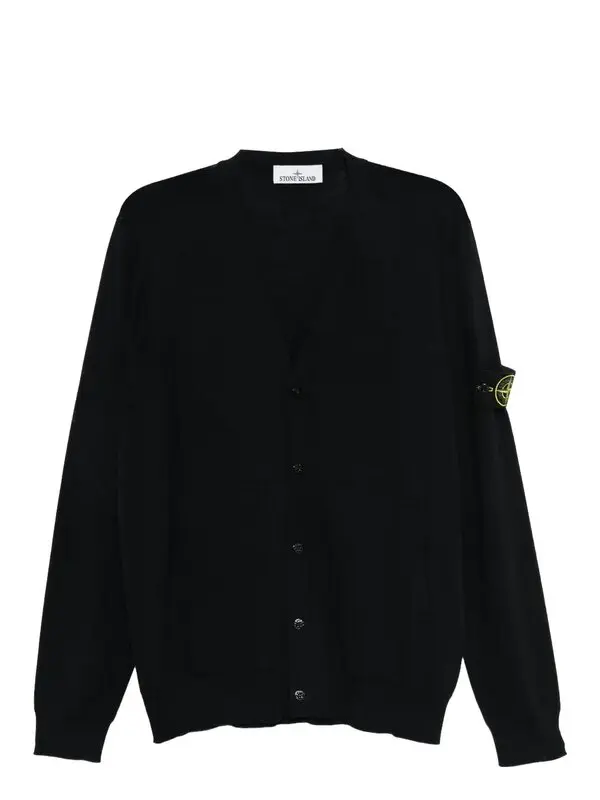 Stone Island Wool Cardigan - Blue