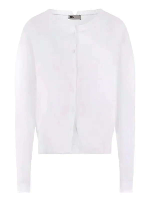Sibel Saral Button-fastening Cardigan - White