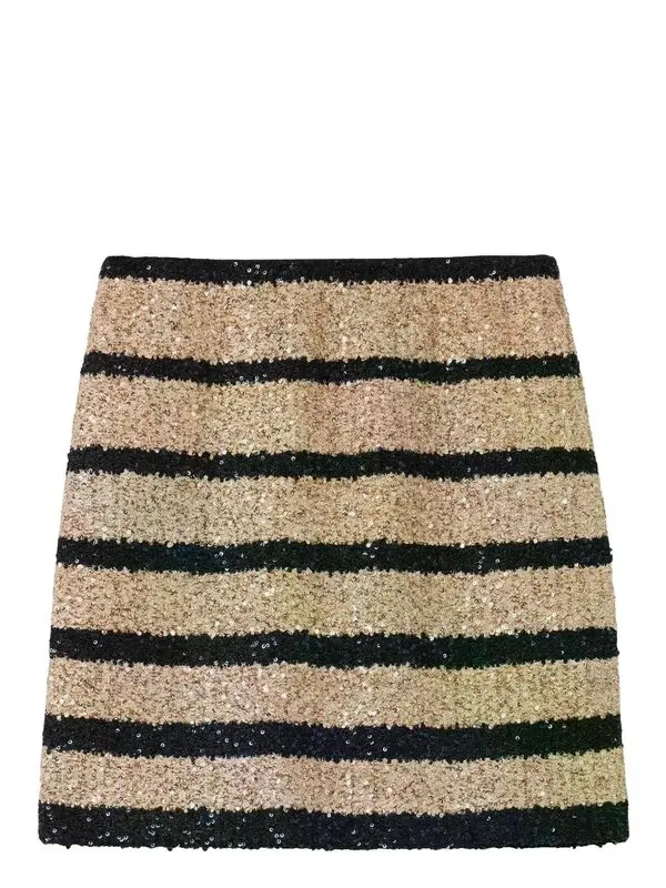 St. John Bonnie Mini Skirt - Neutrals