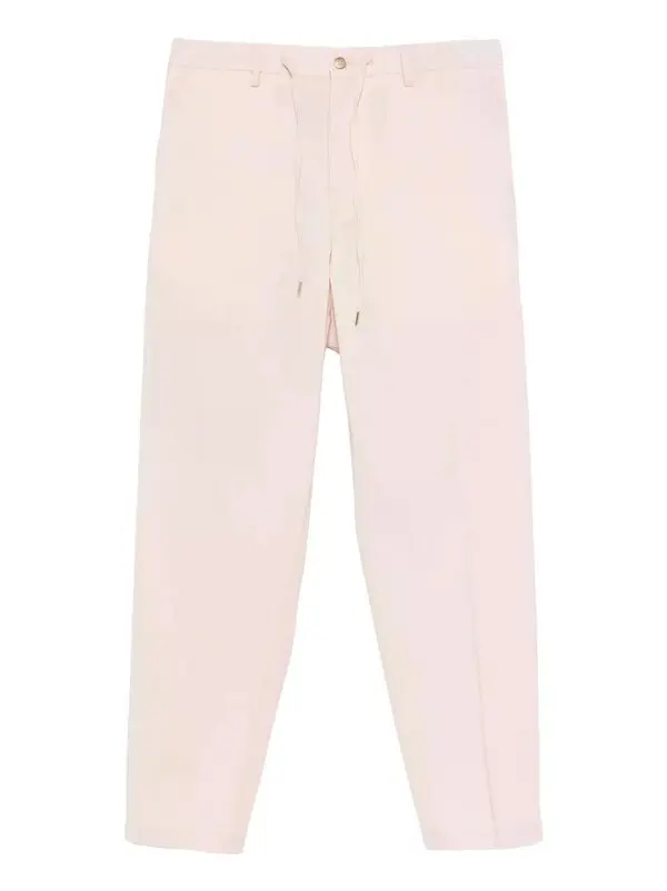 BRIGLIA 1949 Drawstring Cuffed Trousers - Pink