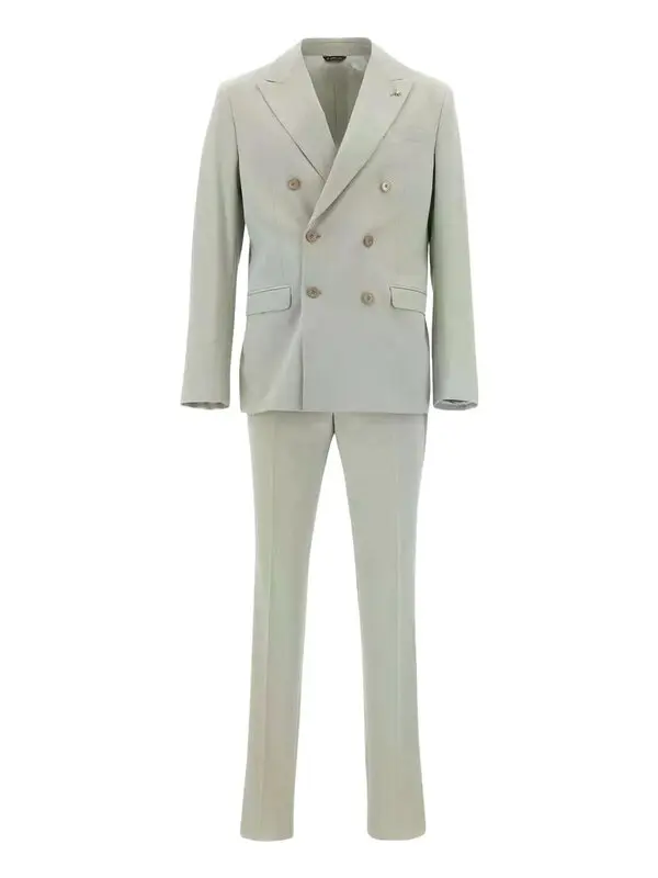 MANUEL RITZ Double-breasted Suit - Grey