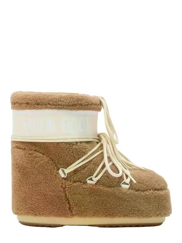 Moon Boot Icon Fleece Low Boots - Brown