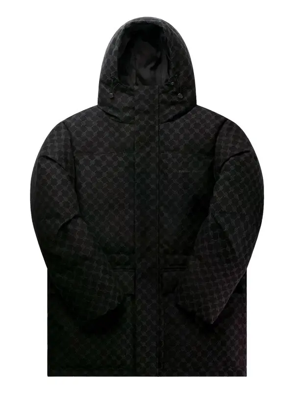 DAILY PAPER Monogram Hooded Jacket - Black