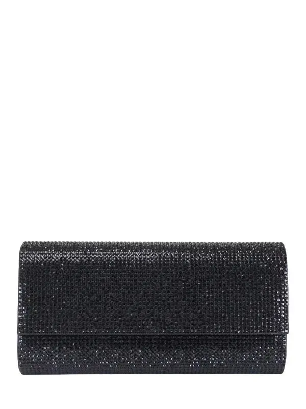 Judith Leiber Crystal-embellished Clutch - Black