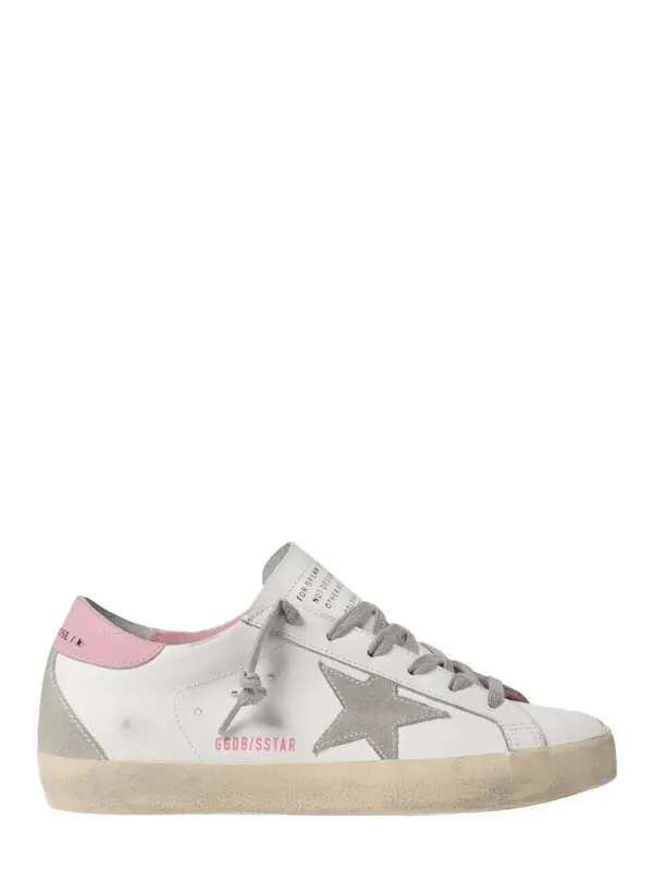 GOLDEN GOOSE Superstar Ss25 Sneakers - White/pink/grey