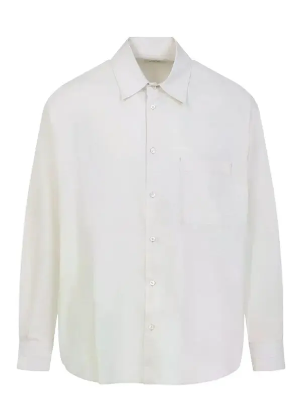 LEMAIRE Long-sleeve Pocket Shirt - Neutrals