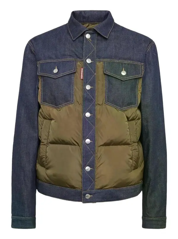 Dsquared2 Padded Jean Jacket - Blue