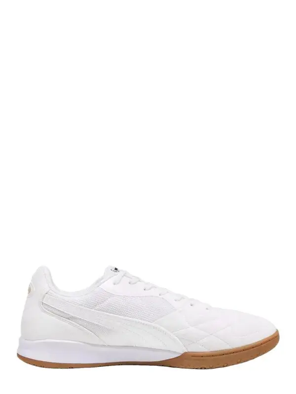PUMA King Top It Gold Sneakers - White