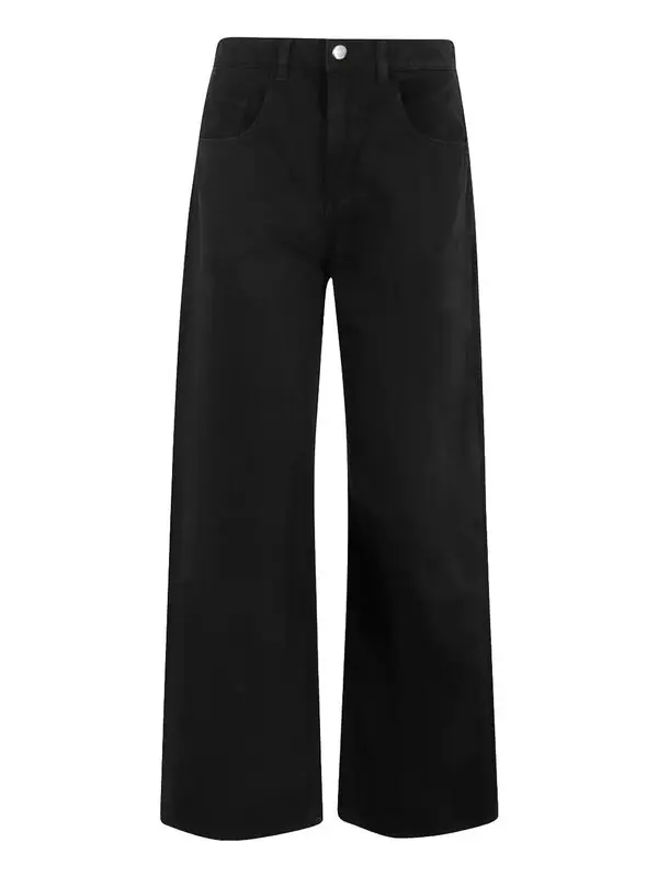 ICON DENIM LA Wide Leg Jeans - Black