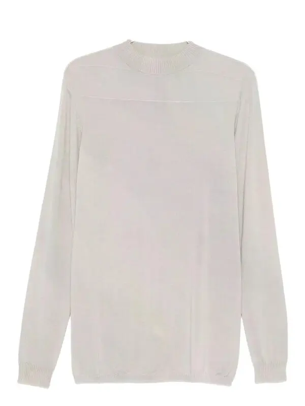 Rick Owens Wool Long-sleeved T-shirt - Grey