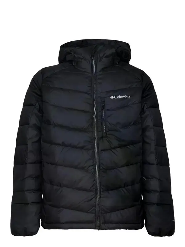 Columbia Logo-print Hooded Padded Jacket - Black