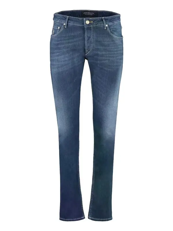 HANDPICKED Five-pocket Jeans - Blue
